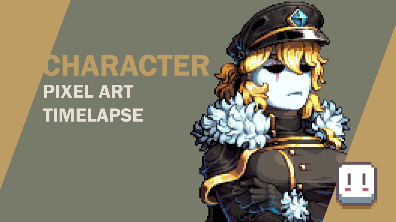FACELESS GENERAL | PIXEL ART | TIMELAPSE - YouTube