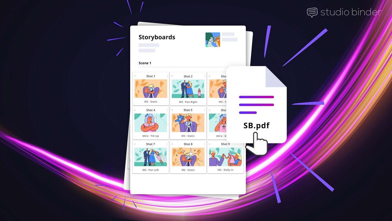 How to Export a Custom Storyboard PDF | Storyboard Tutorial - YouTube