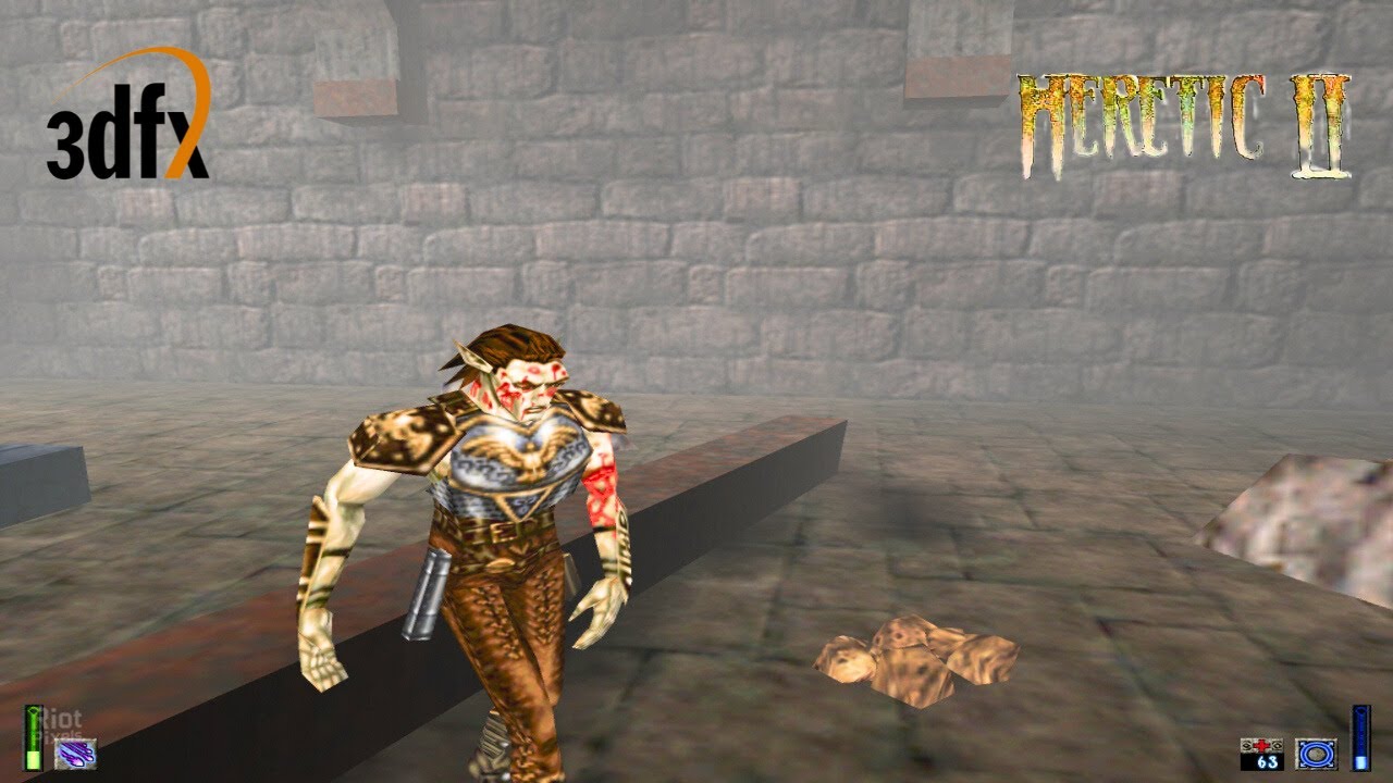 3dfx Voodoo Banshee - Heretic 2 (November 1998) - YouTube