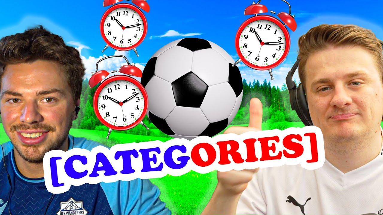 INSANE Football Categories Trivia vs @LukePingu - YouTube