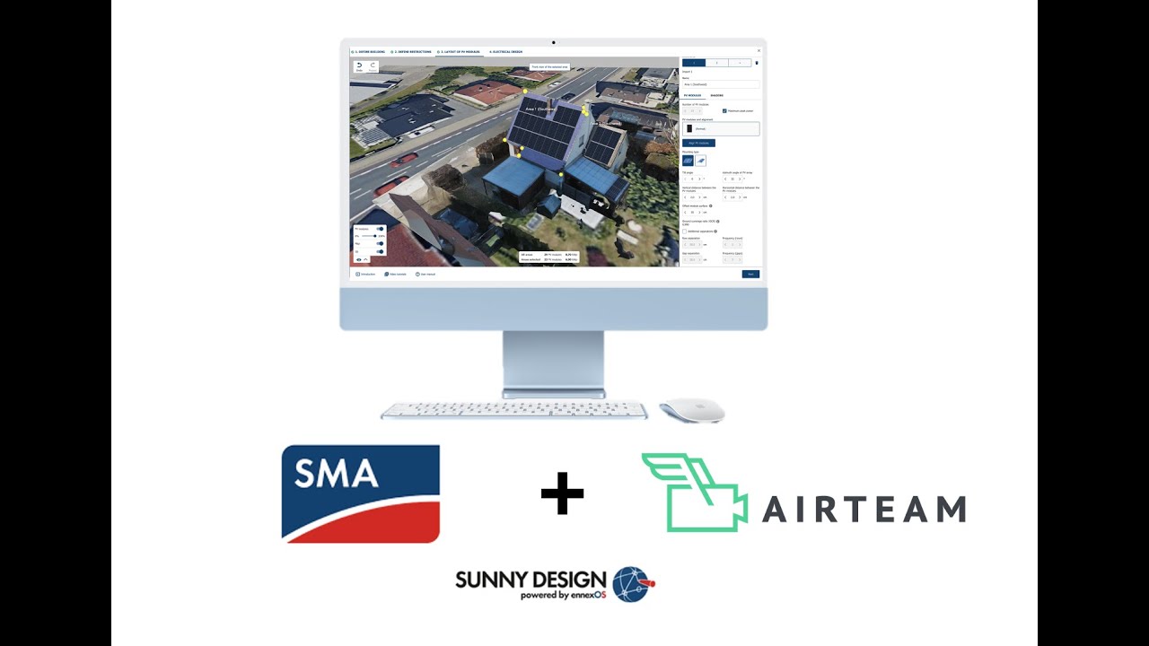 PV Planung in weniger als 10 Minuten mit Airteam Daten in SMA Sunny ...