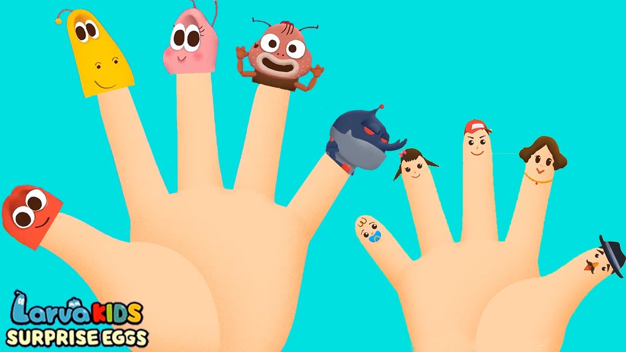 FINGER FAMILY | LARVA KIDS | BEST NURSERY RHYME | FAMILY SONG - YouTube