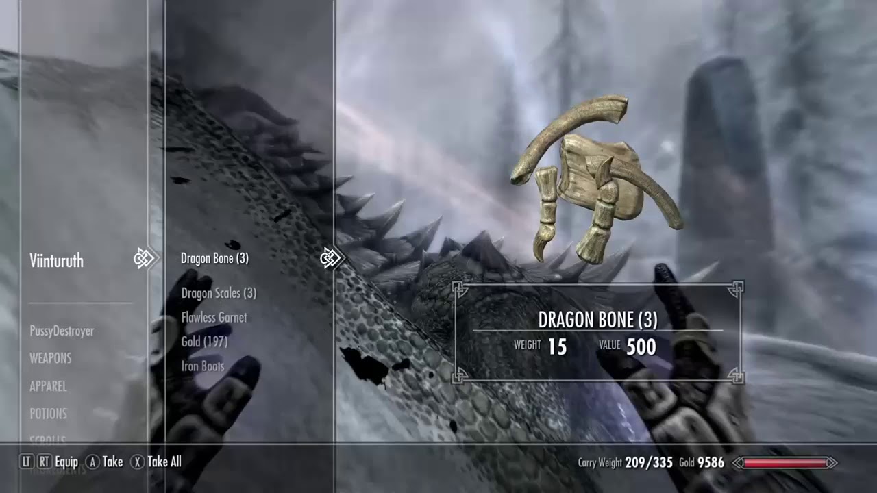 Dancing Dragon Viinturuth Skyrim - YouTube