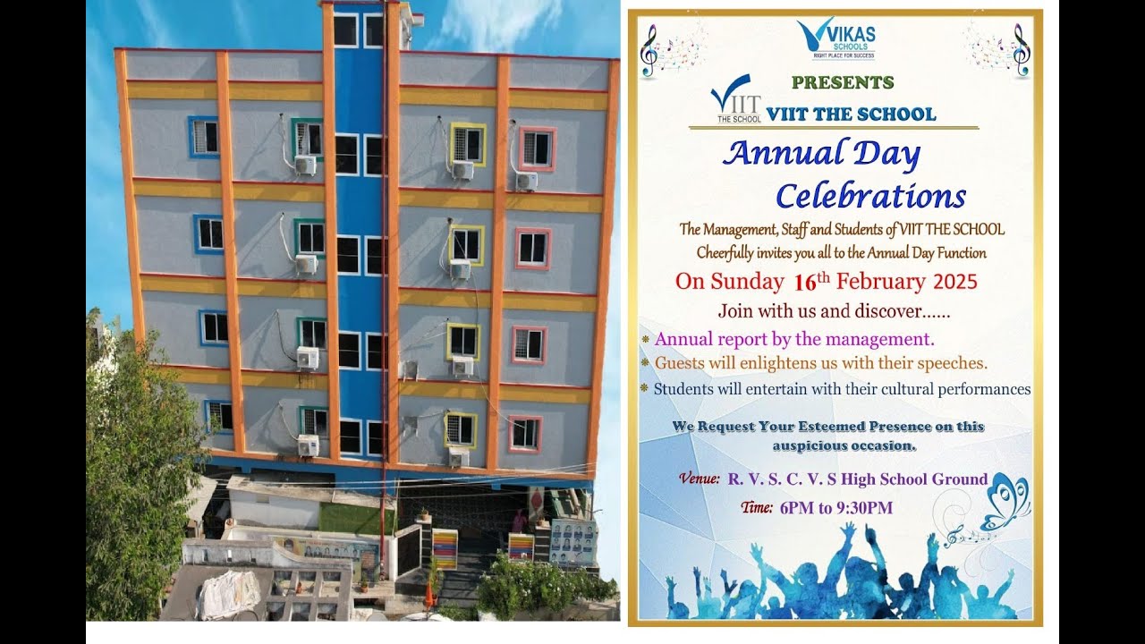 VIIT ANNUAL DAY CELEBRATIONS 2024-2025 (16th February SUNDAY6:00PM ) AT ...