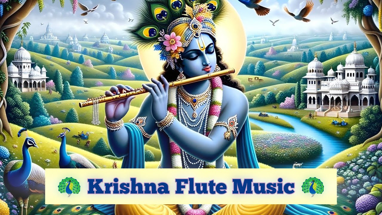 Krishna Flute Music || Peace of mind with spiritual sound # ...