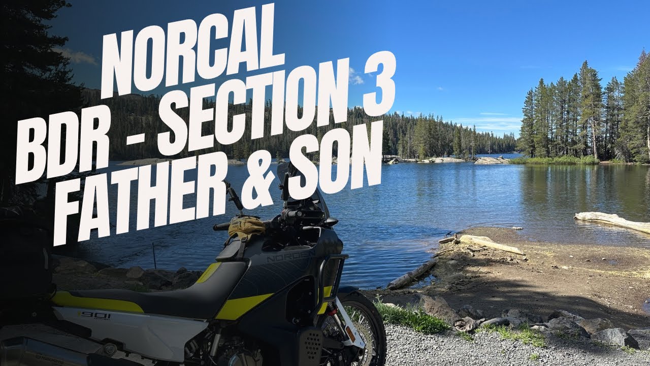 Riding The Norden 901 Offroad With My Dad | NorCal BDR - YouTube
