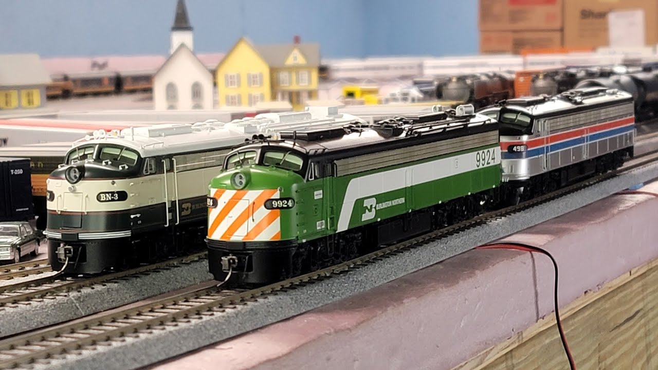 Train Review: Rapido Trains E8/HEP Unit And E9/HEP Units. #train # ...