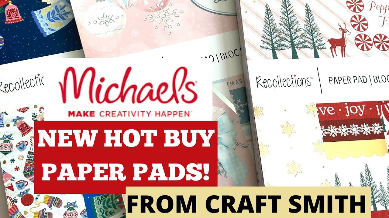 NEW HOT BUY PAPER PADS | From Craft Smith | I'm Back :) - YouTube