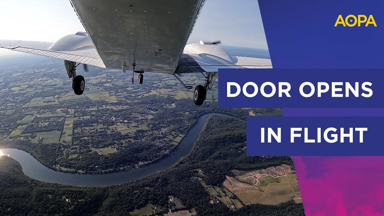 Don't Panic! How to handle a door opening in flight - YouTube