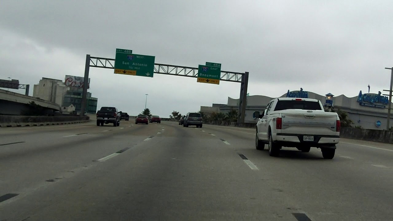 Allen Parkway eastbound ramp to Gulf Freeway (Interstate 45) northbound ...