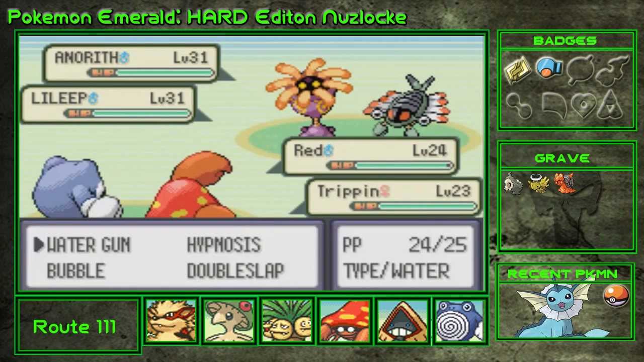 Pokemon Emerald HARD Edition Nuzlocke: Part Five [FAIL] - YouTube