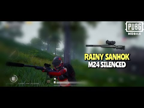 Silenced M24 | PUBG Mobile | Exotic Rainy Match! - YouTube