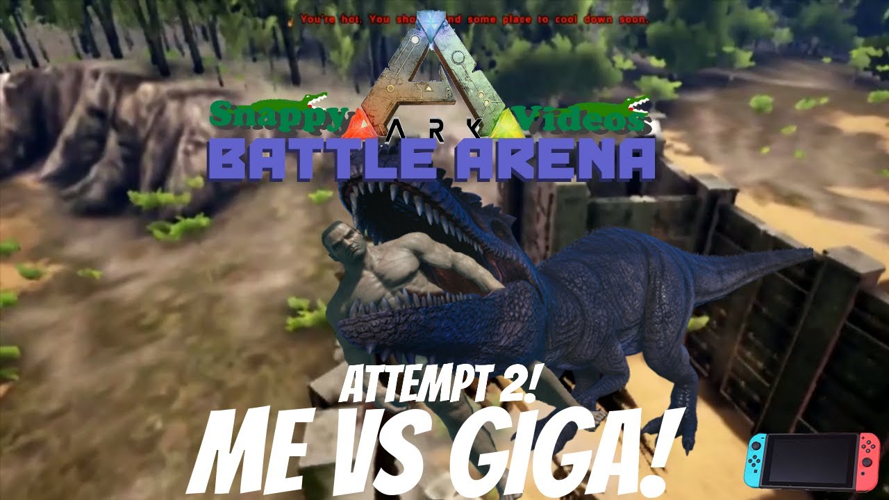 Ark Battle Arena - Giga VS Me..... AGAIN - Can I do It This Time ...
