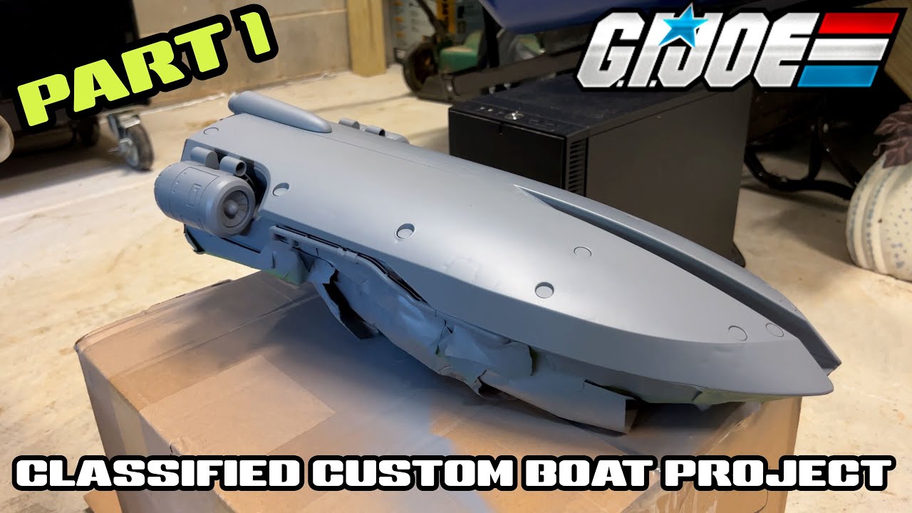 G.I. Joe Classified Boat Project Part 1 - YouTube