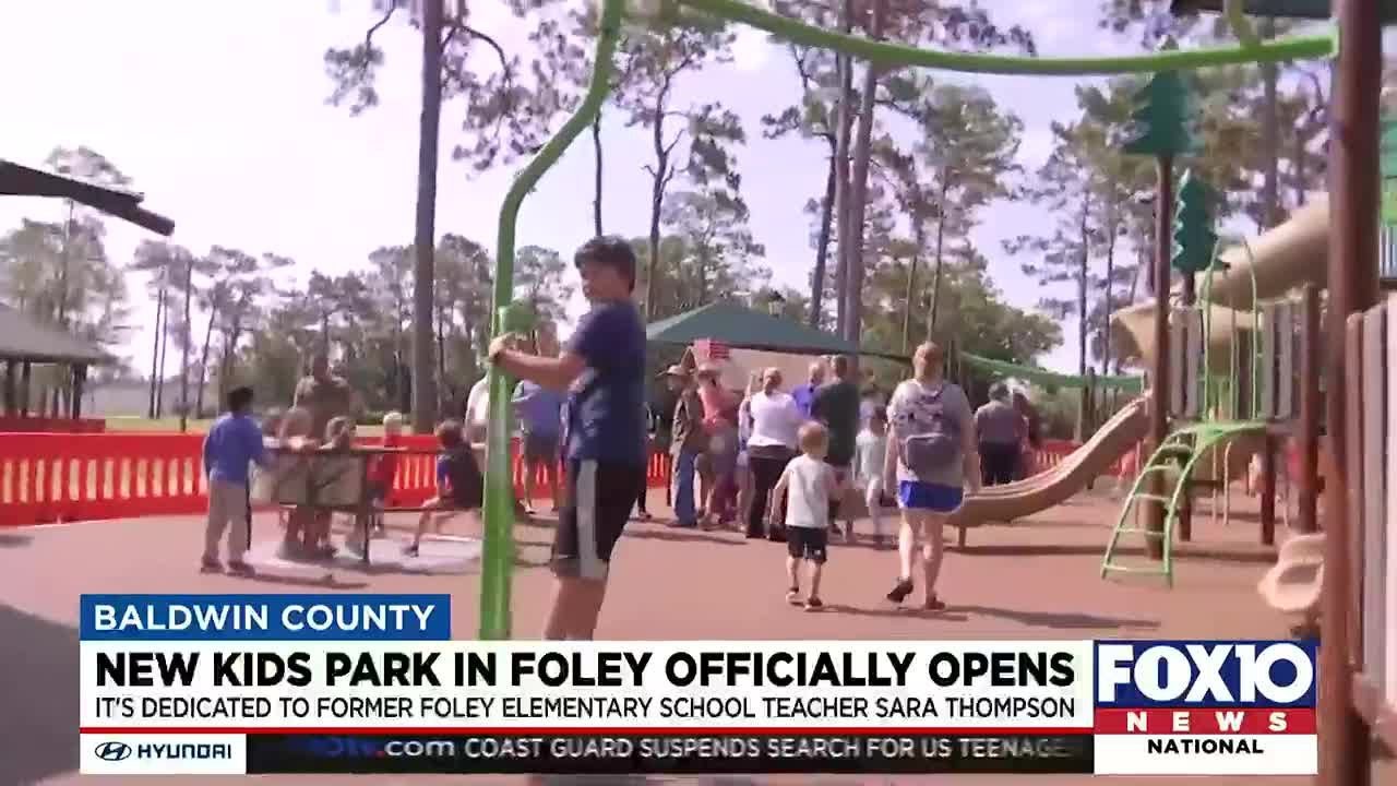 Foley dedicates new kids park - YouTube