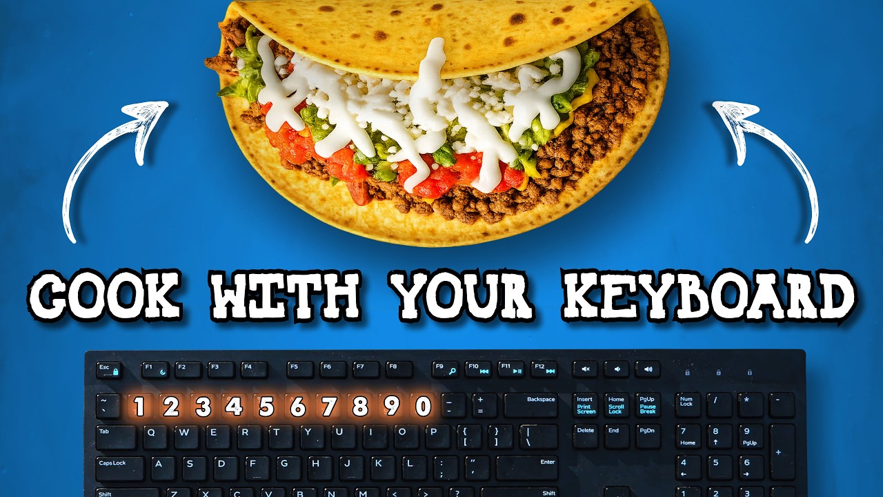 MAKE TACOS WITH YOUR KEYBOARD - YouTube