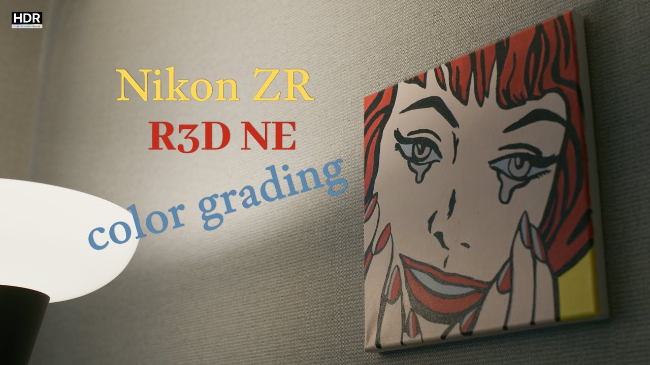 Nikon ZR R3D NE color grading - YouTube