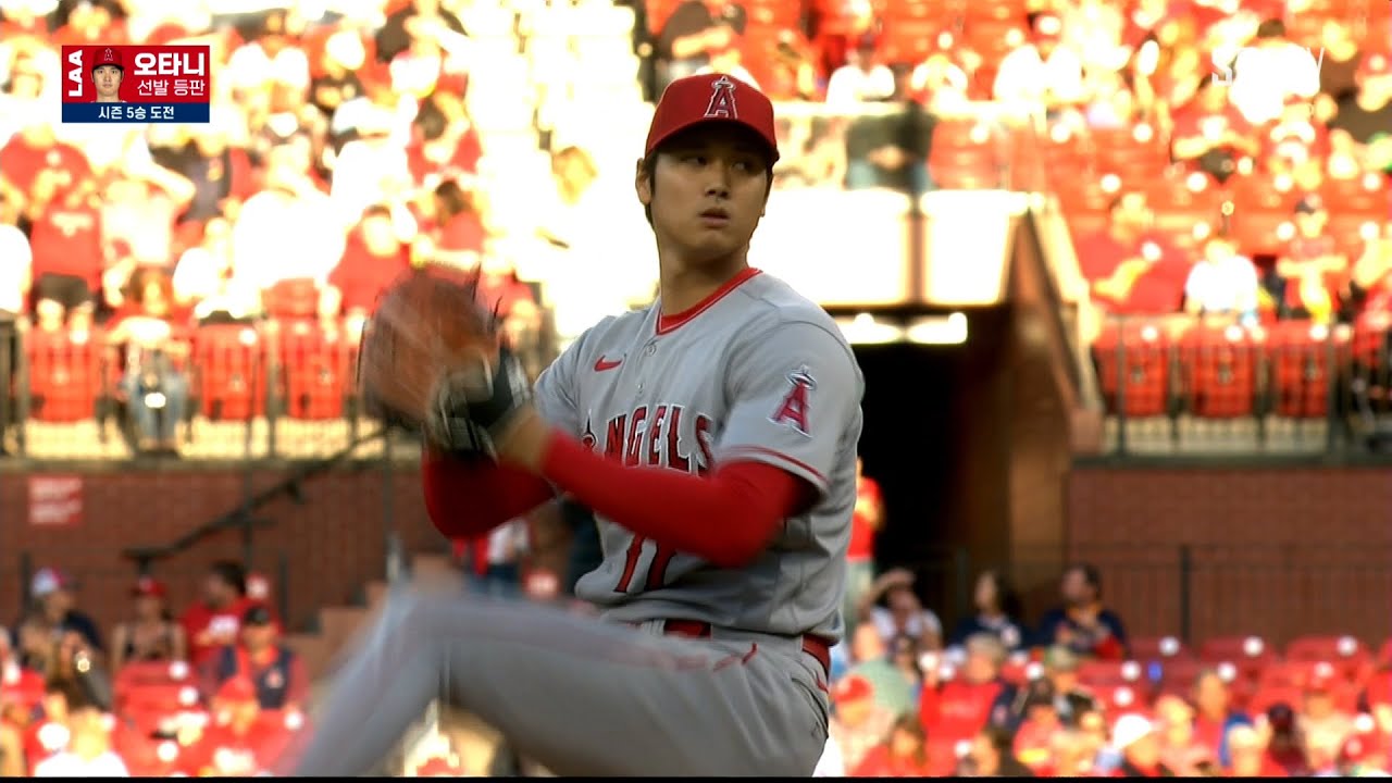 [MLB] '5이닝 13K, 3안타 1타점' 오타니 주요장면 (05.04) - YouTube