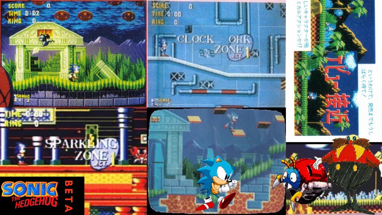 Sonic the hedgehog (Beta remake) - The Rom hacks show ep36 - YouTube