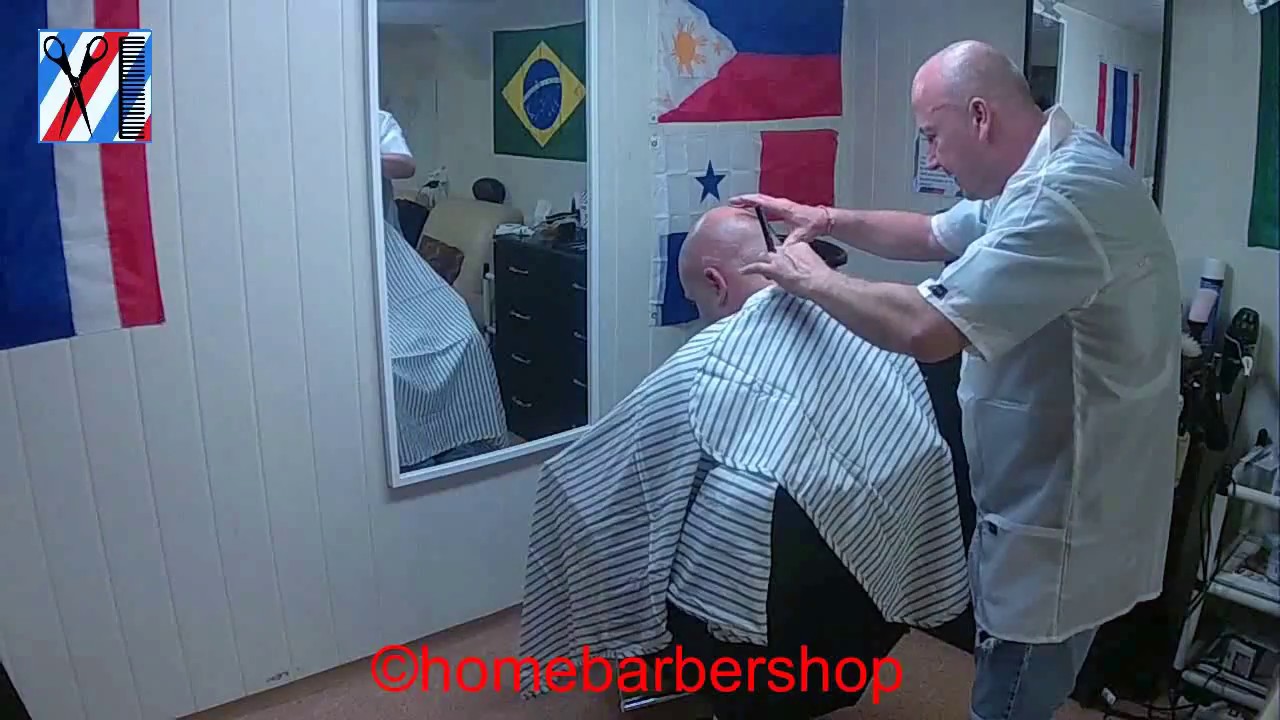 Manual clipper cut and headshave - YouTube
