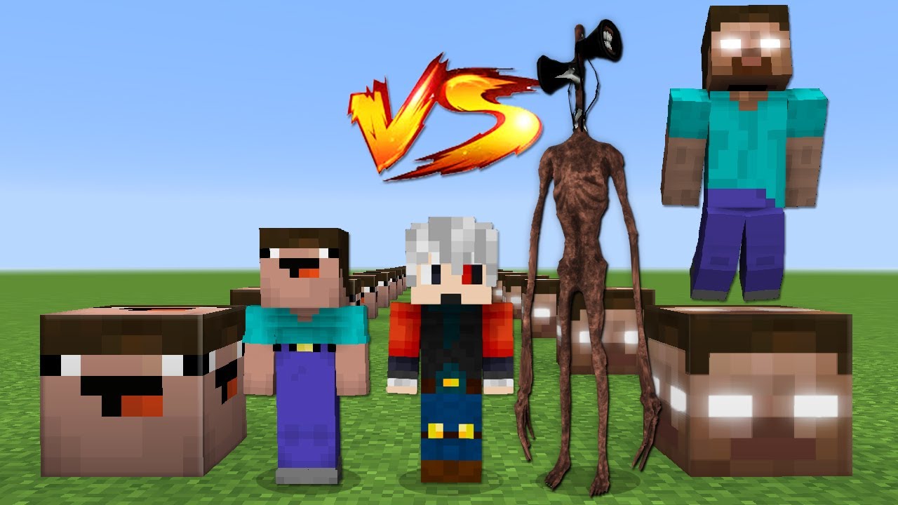 NOOB VS HEROBRINE ŞANS BLOKLARI 😱 - Minecraft - YouTube