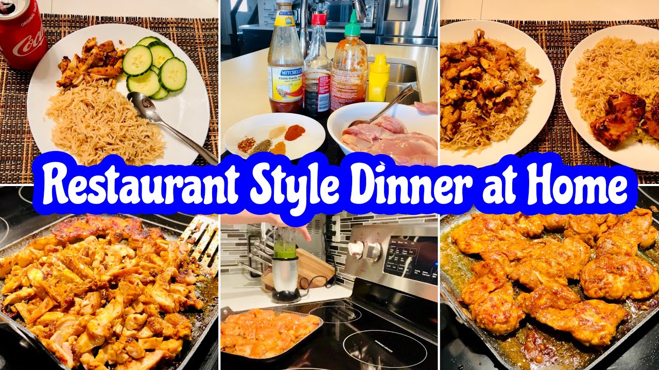 Restaurant Style Dinner at Home || Chicken steaks recipe || Meray ...
