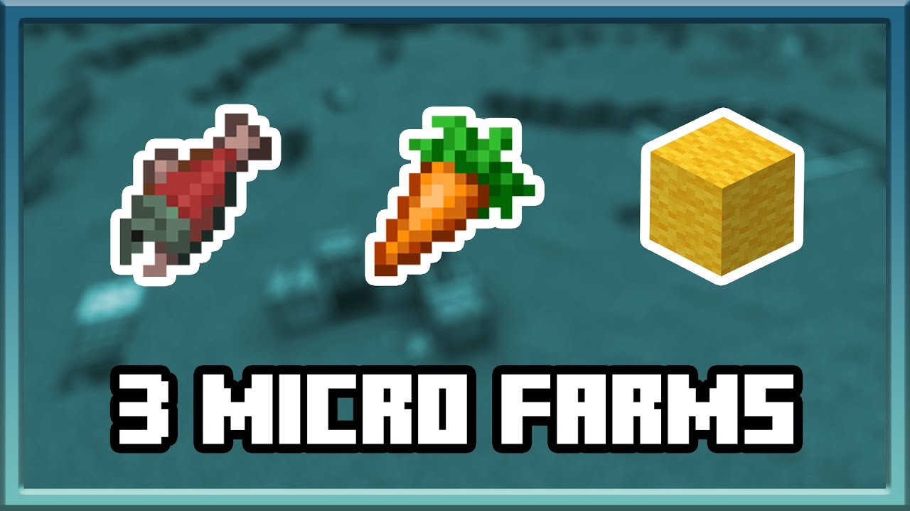 Super Simple: 3 Easy Micro Farms that you NEED in your Minecraft ...