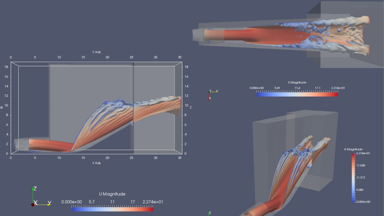 2017-06 - Reservoir Scour Pipe Discharge (Penstock 60% open) - YouTube