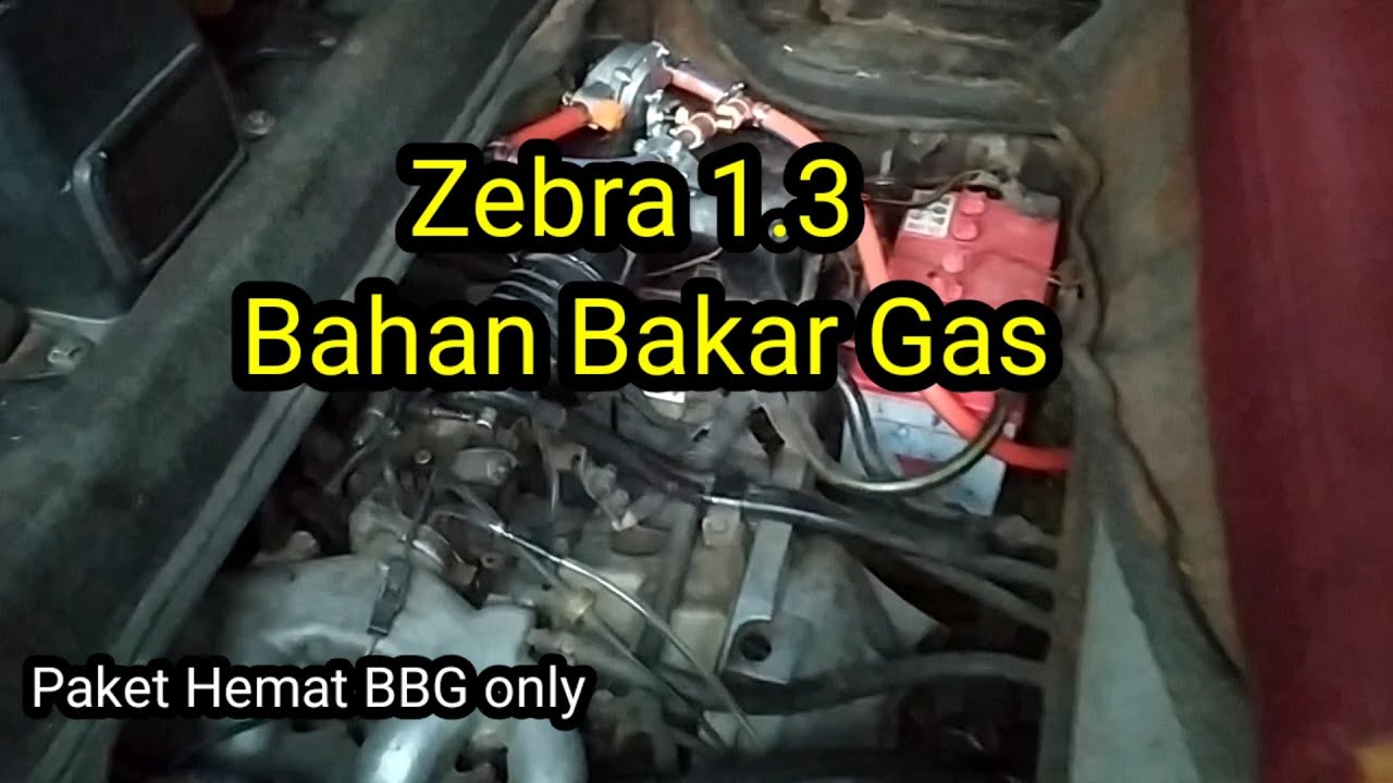Zebra 1300cc Bahan Bakar Gas || Paket Hemat - YouTube