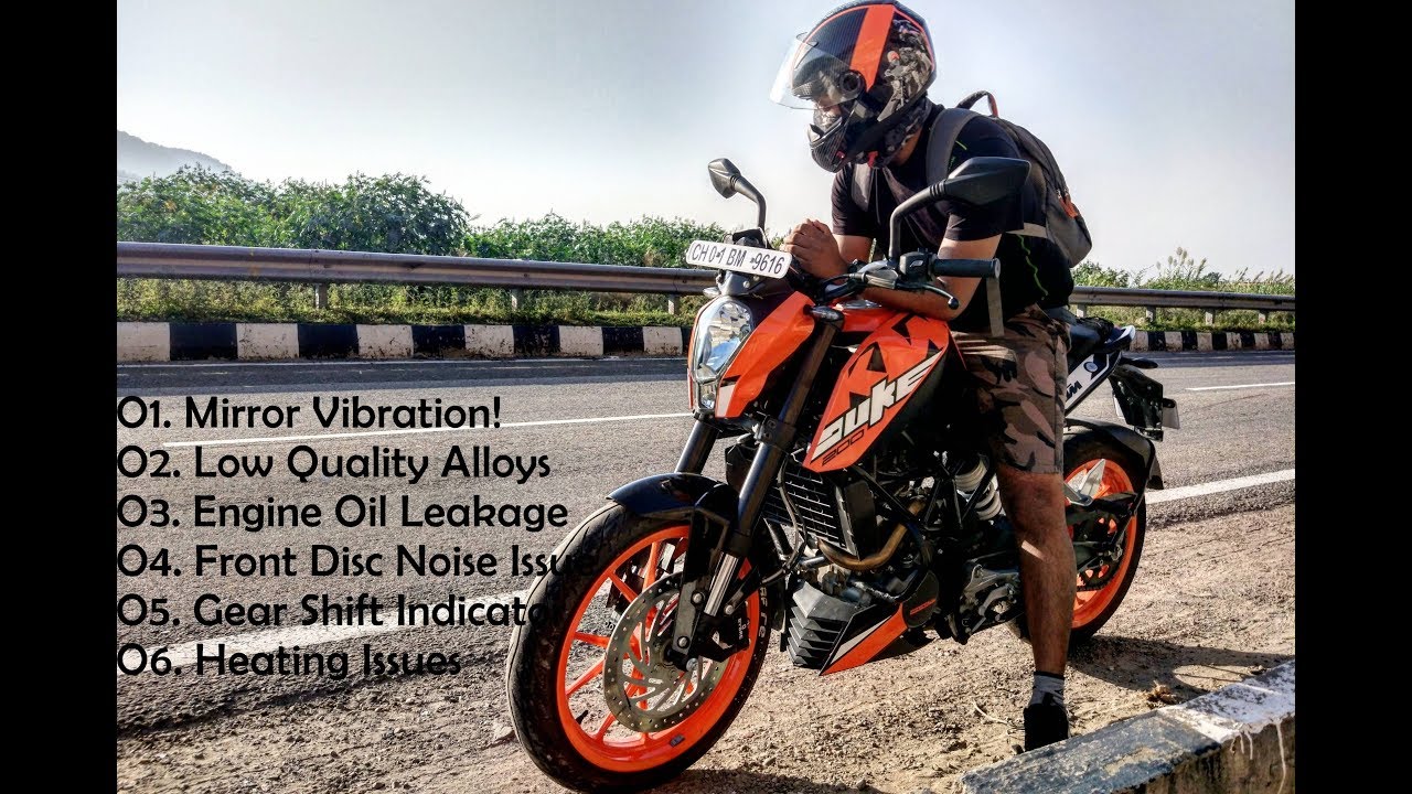 Six Problems In My KTM Duke 200 2017 - YouTube
