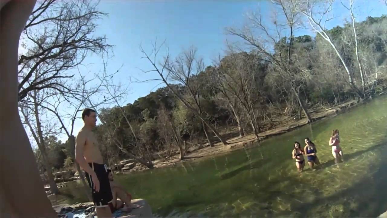 Waterfall cave Austin Texas (Green Belt) - YouTube