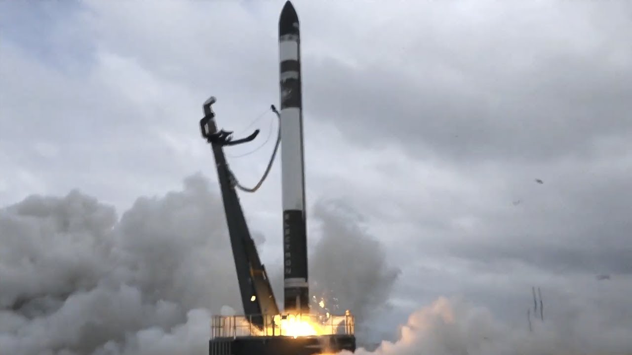 Electron launches DARPA R3D2 mission - YouTube