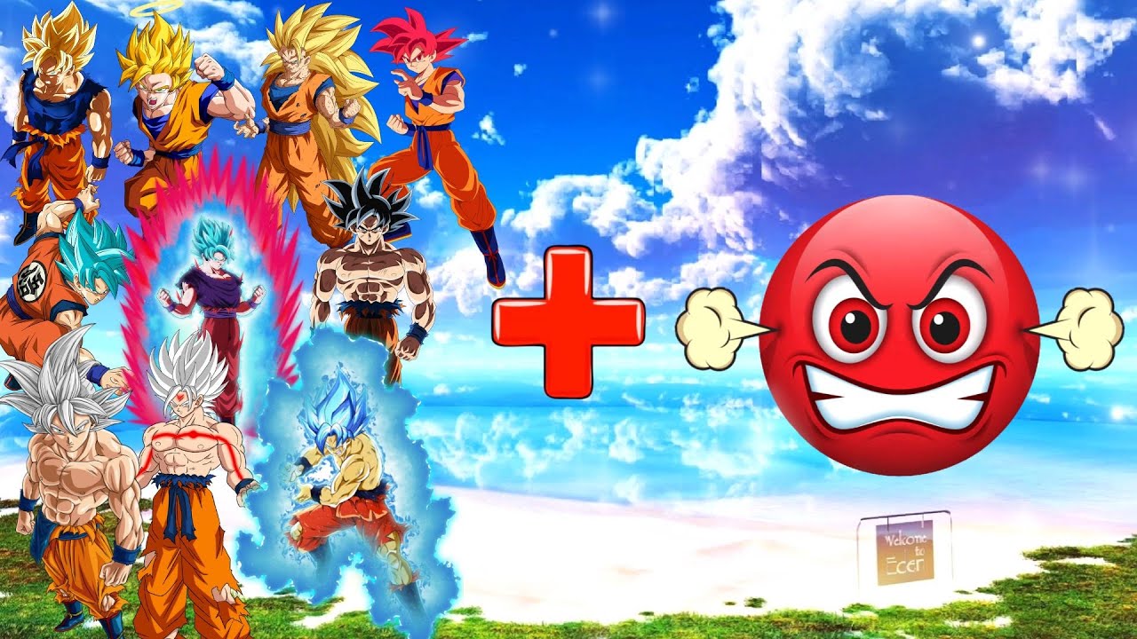 Goku All Forms in Angry Rage_Mode - YouTube