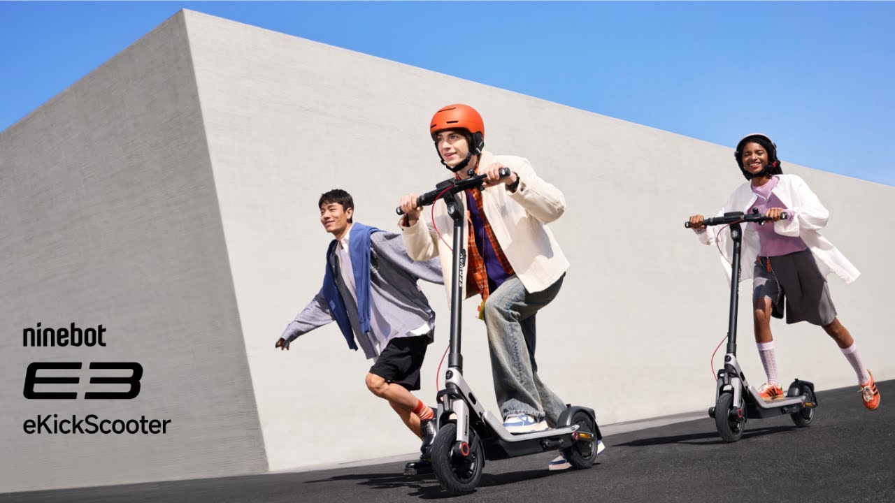 Ninebot E3 and E3 Pro – Easy to ride – FRENCH - YouTube