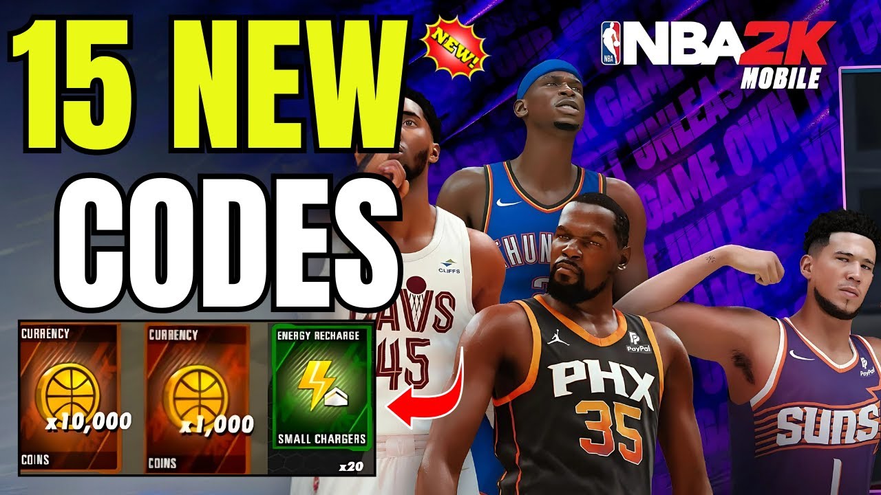 ⚡MARCH CODES⚡NBA 2K MOBILE REDEEM CODES 2025 MARCH | NBA 2K MOBILE ...