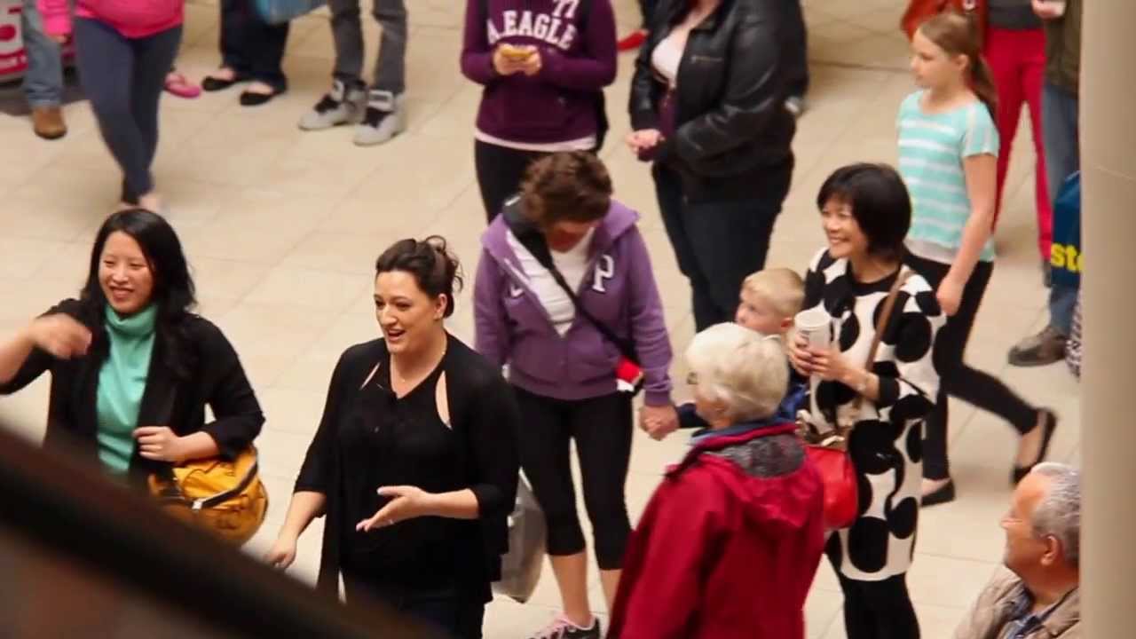 Opera Flash Mob (Opera on the Avalon), Avalon Mall, St. John's ...