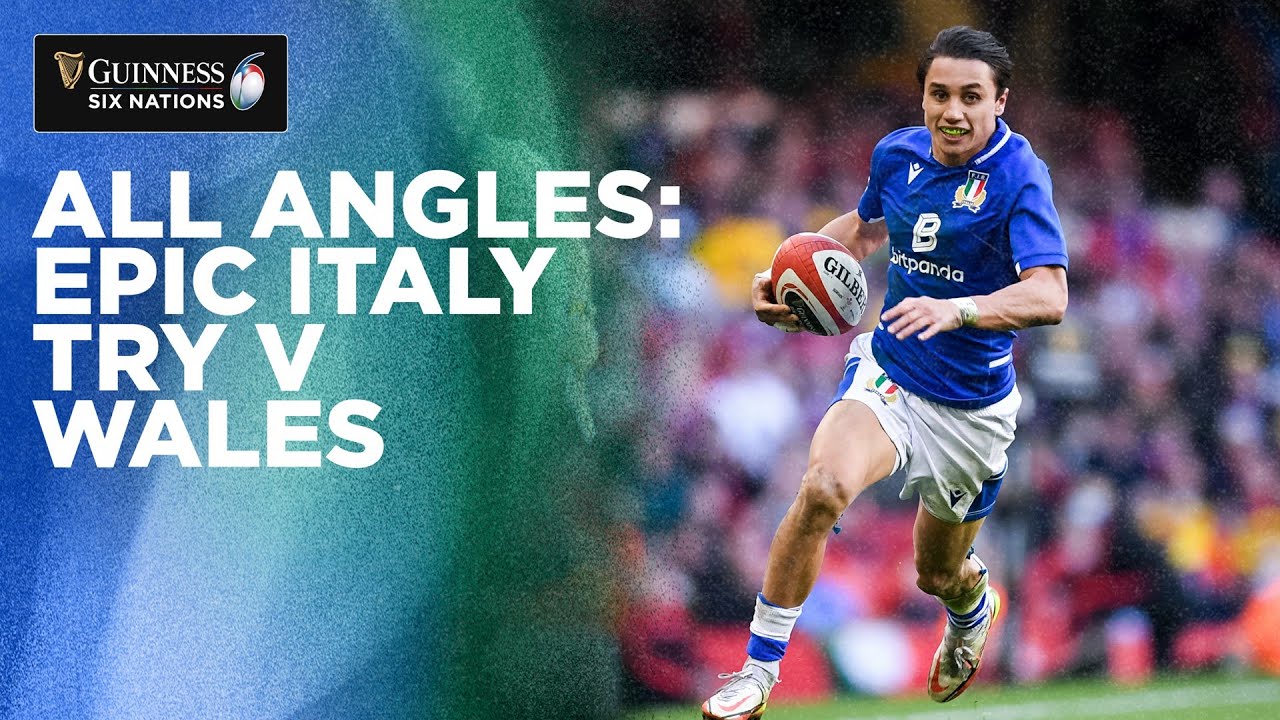 All Angles: Capuozzo and Padovani Combine For Epic Italy Try In Cardiff ...