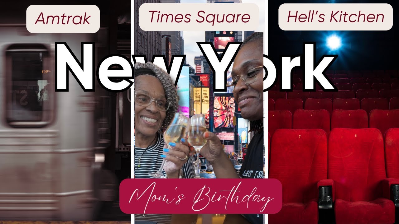What to do in Times Square, New York? Mom's Birthday Surprise. - YouTube
