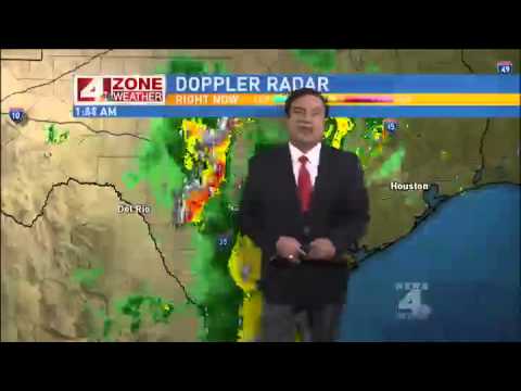Chief Meteorologist Albert Flores 4 am LIVE cut in - YouTube