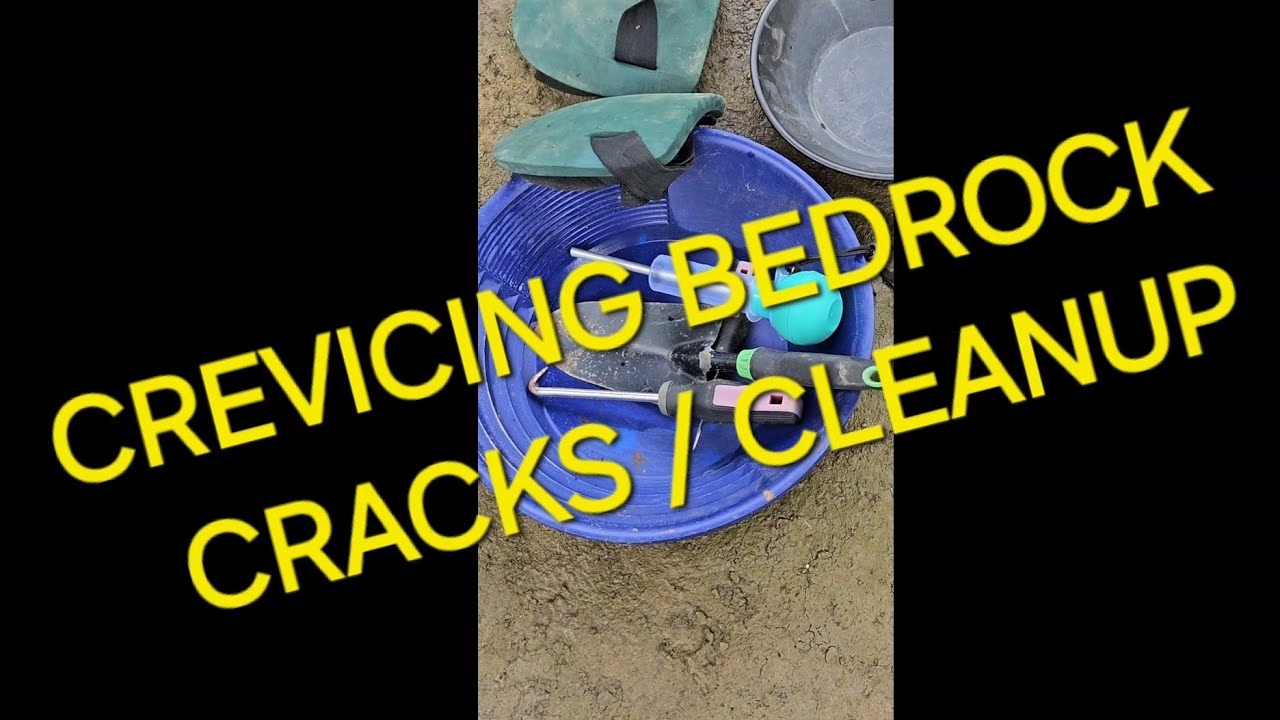 BEDROCK SLABS and CRACKS Crevicing CLEANUP plus #TroubledOne drawing ...