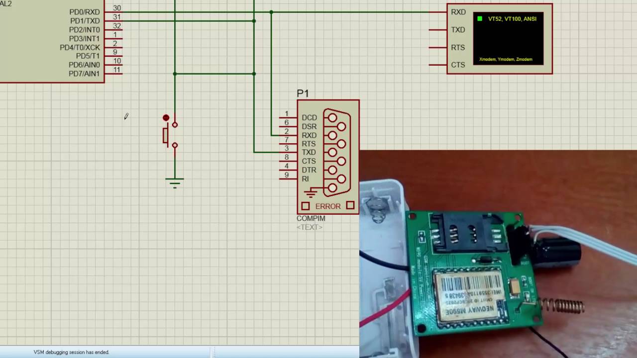 PROTEUS УРОК 25 компонент COMPIM - YouTube
