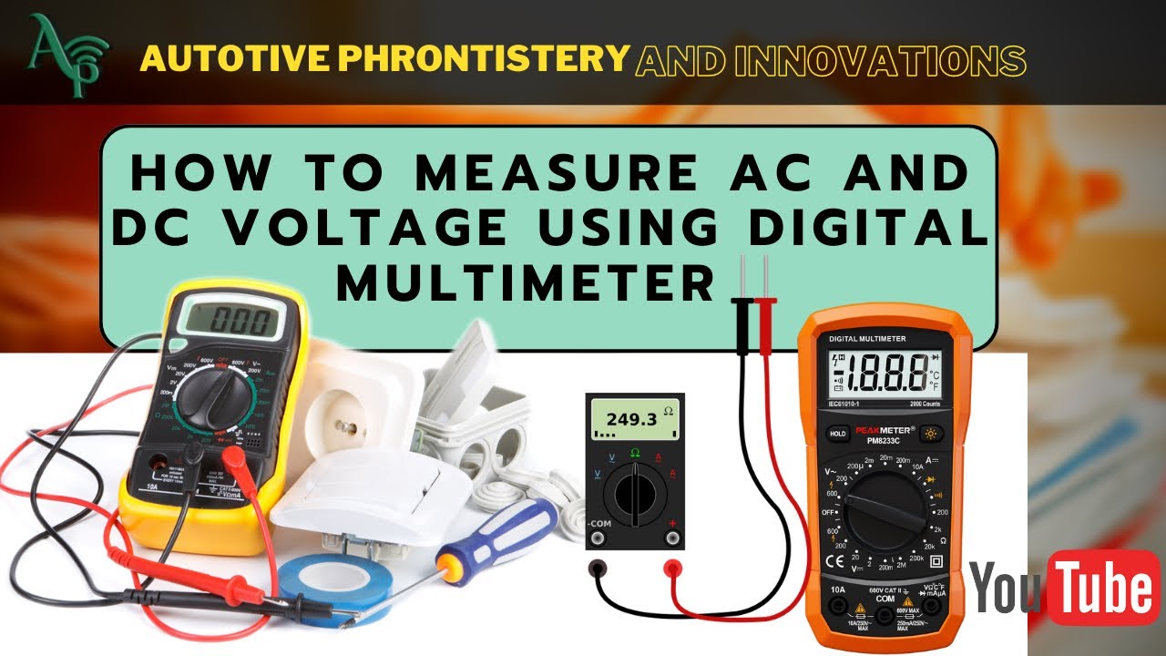 HOW TO MEASURE VOLTAGE WITH DIGITAL MULTIMETER - YouTube