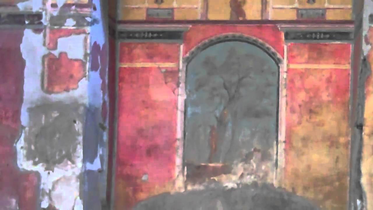 Early Third Style Roman Paintings at Oplontis, near Pompeii - YouTube