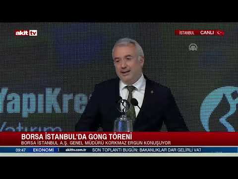 Koroplast Halka Arz Gong Töreni Akit TV Canlı Yayını