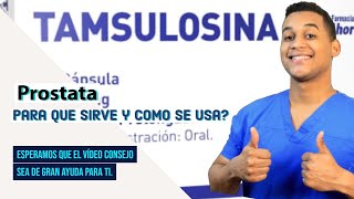 TAMSULOSINA para que sirve Dosis y Como se toma 💊 Para... | Doovi