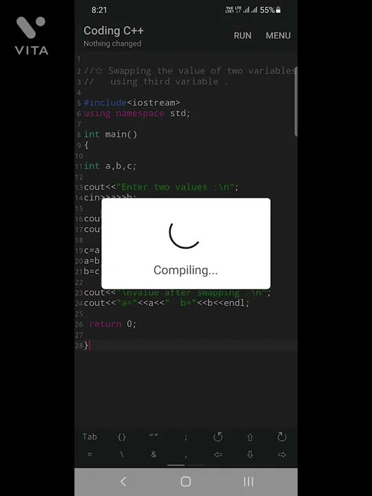 Swapping Value Of Two Variables Using Third Variable C Tutorials 👍🤗💯 Shorts Ytshorts 4570