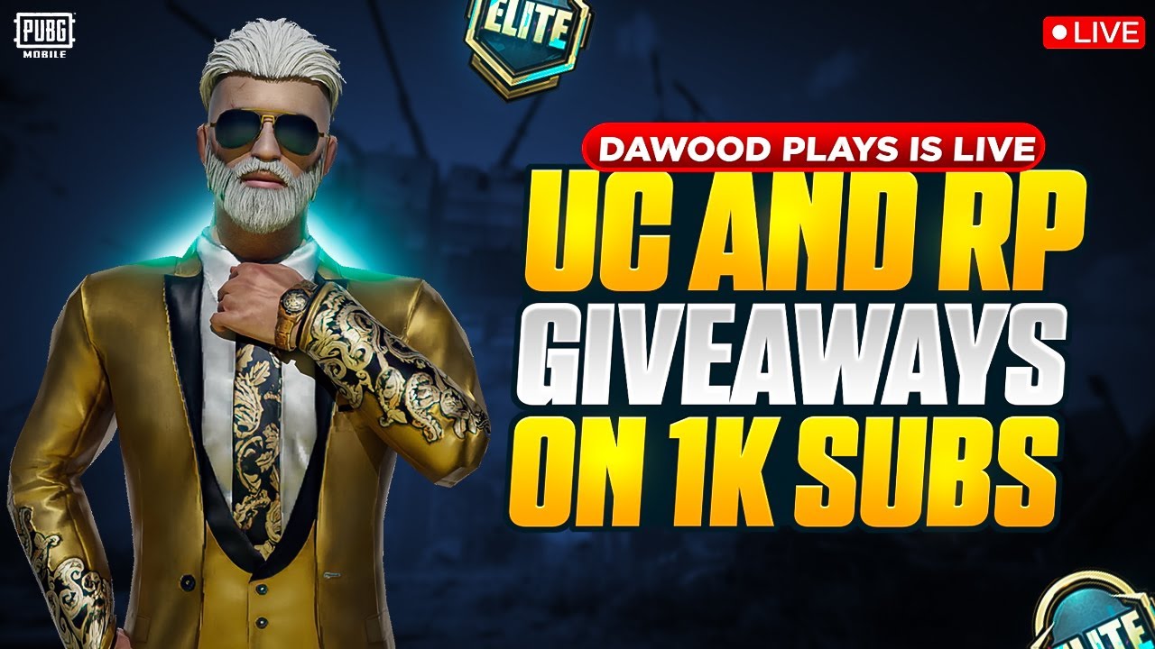 1K SUBSCRIBERS SPECIAL LIVE🔴PUBG MOBILE | ROAD TO 2K SUBS | DAWOOD ...