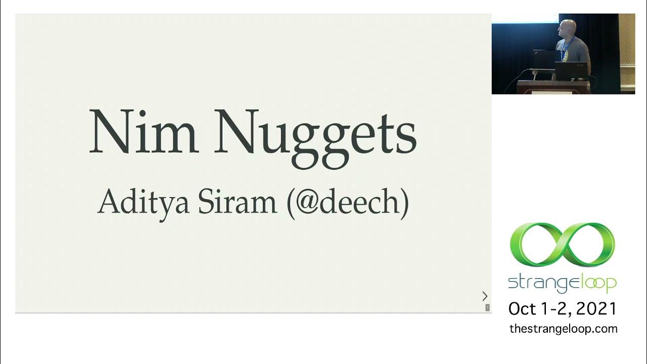 "Nim Nuggets: Systems Programming & Metaprogramming Magic" by Aditya Siram - YouTube