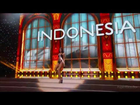 MISS INDONESIA 2013 IN SWIMSUIT PRELIMINARY