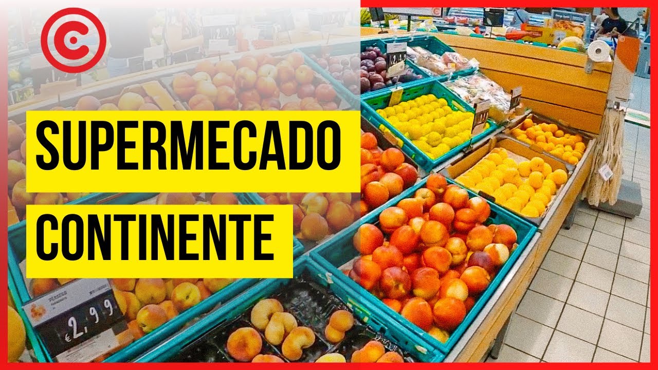 Fazendo compras no Continente - Supermercados em Portugal - YouTube